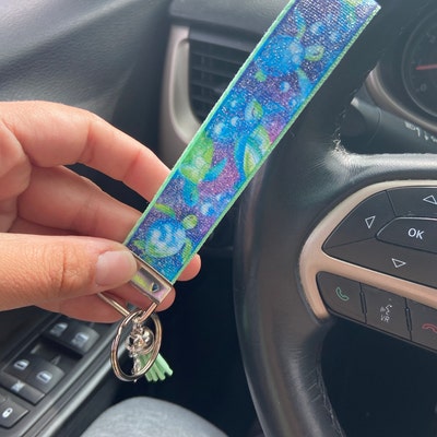 Sea Turtle Key Fob Sea Turtle Keychain Sea Turtle Wristlet Marine ...