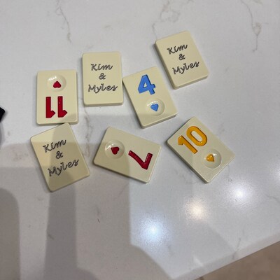 Personalized Rummikub Tiles Custom Rummy Tiles Anniversary - Etsy