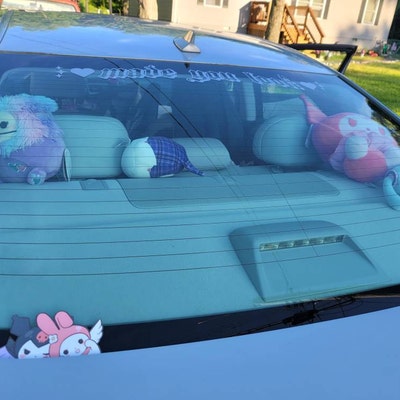 Custom Text Outline Y2 Windshield Graphic Decal Car Sticker Banner JDM ...