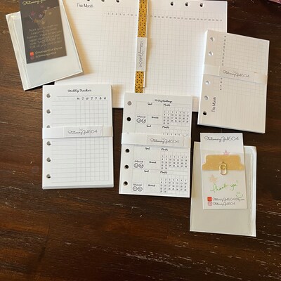 Happy Planner Micro Notes 3 X 4 Disc Planner Daily, Weekly Printed ...
