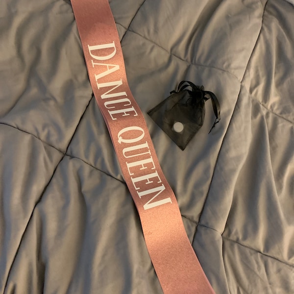 1 Piece All Over GLITTER SASH With Custom Text Personalization Name ...