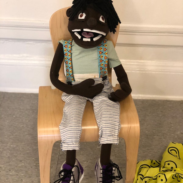 Oval Shaped Puppet Head Fabric Pattern - Etsy