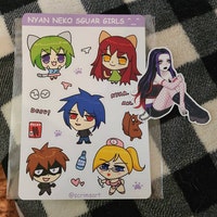 Emo Angel Chibi Sticker Y2k Punk Chibi Mall Goth Scenecore Fairycore ...