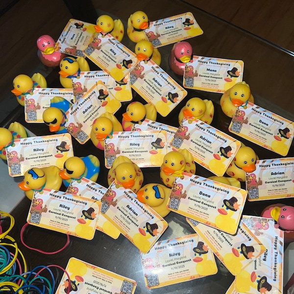 Cruise Duck Tags, Editable Canva Template, Fill and Print, Parrot Theme ...