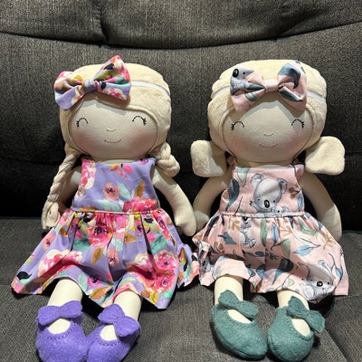 Handmade Rag Doll, Design Your Own Doll, Custom, 40cm 16, Dress up Doll ...