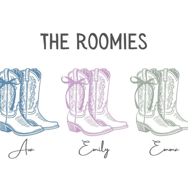 Coastal Cowgirl Gallery Wall Art, Set of 15, Trendy Dorm Decor, Girly ...