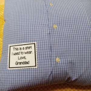 PATCH for Memory Pillow Custom Signature - Etsy