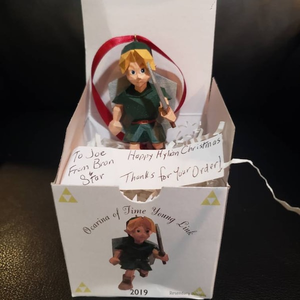Legend of Zelda Young Link Christmas Ornament - Etsy