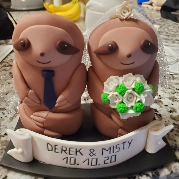 Rainforest Wedding Decor Personalized Wedding Cake Topper Rainforest ...