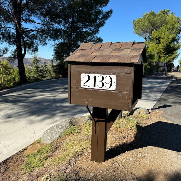 Rustic Address Sign, Farmhouse Decor, House Numbers, Street Sign ...