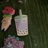 Boba Milk Tea Pin, Enamel Pin, Pins, Boba Tea Pin, Bubble Tea Pin, Milk ...