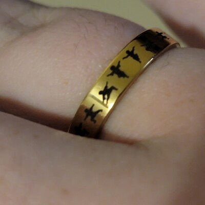 Show Me the Money Ring Free Engraving - Etsy