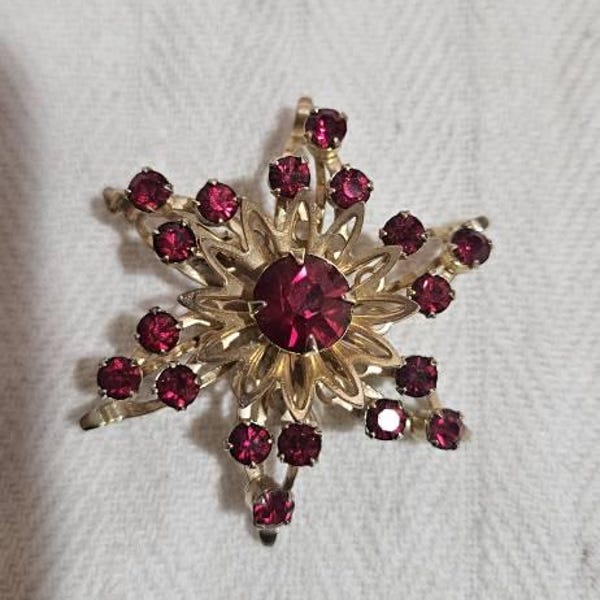 Vintage WEST GERMANY Brooch Earrings Set Blue Peking Glass Rhinestone ...