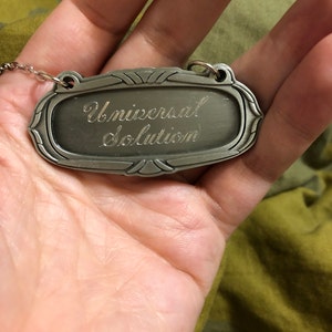 Decanter Labels, Wine Bottle Label / Urn Tags, Pewter, Free Engraving ...