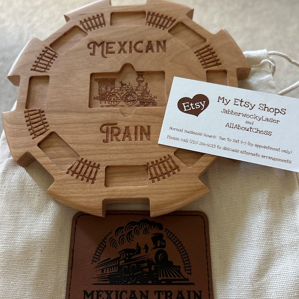 Mexican Train Hub & Tokens - Etsy