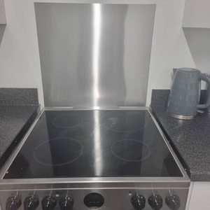 Stainless Steel Splashback Kitchen Cooker Wall Protection - Etsy UK