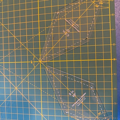 3 Piece Inside Circle Set W/rulers 1/4 Thick Long Arm for 1/4 Foot - Etsy