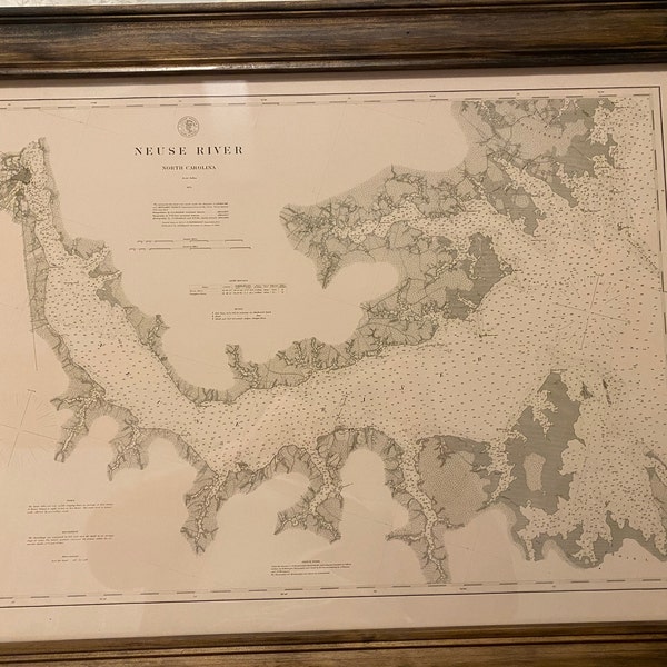Shellman Bluff Map 1979 Nautical Chart Print - Etsy