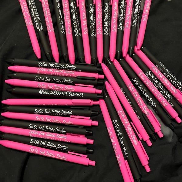 Personalized Custom Pen Set - Engravable Name Pens With Designs ...