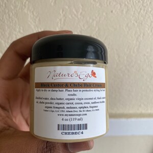 Black Castor Oil & Chebe Hair Cream chebe Powder, Chad, Molasses ...