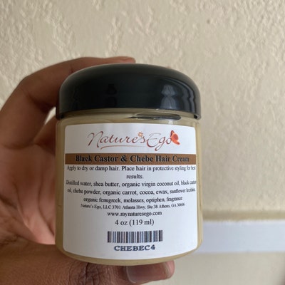 Black Castor Oil & Chebe Hair Cream chebe Powder, Chad, Molasses ...