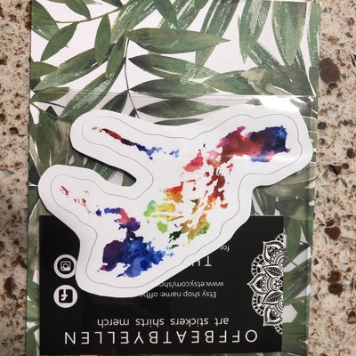 Philippines Sticker, Philippines Map Decal, the Philippines, Laptop ...