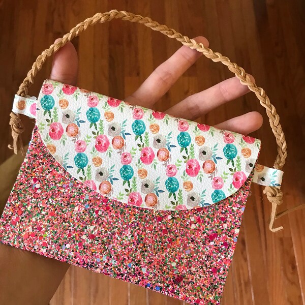 Faux Leather Bag SVG | Pixie Bag Template | Classic Faux Leather Pouch ...