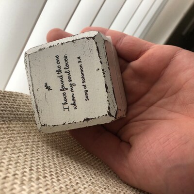 White Ring Box Personalized Ring Box Ring Bearer Box White - Etsy