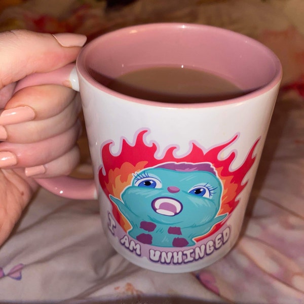 I AM UNHINGED Bibble Meme | Fairytopia Bibble Flames Meme Mug | Bibble ...