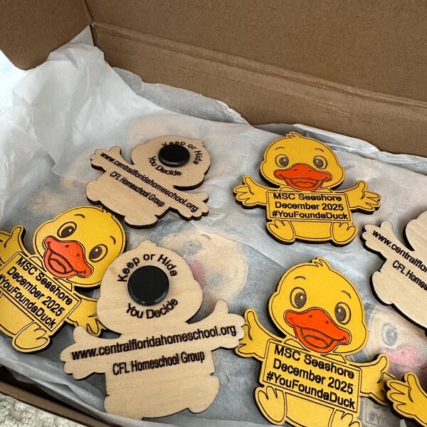 Personalized Cruising Duck Magnet: Cruise Keepsake - Etsy