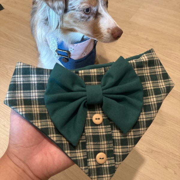 Baker Bandana | Christmas Bandana | Mrs. Claus Costume | Dog Christmas ...