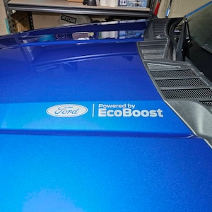 2021-2025 Ford F150 Powered by Ecoboost Hood Vinyl Sticker Graphic Set ...