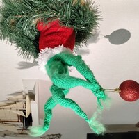 Grinch Hand Crochet Pattern - Etsy Canada