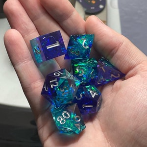 Aether Flow Translucent Dice Set for Dungeons & Dragons DND - Etsy