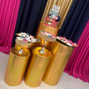 29 Tall Gold Metal Tiered Cupcake Stand 12-arm Round - Etsy