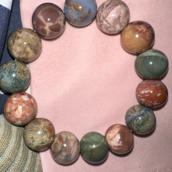 Alashan Agate Mermaid Charm Bracelet - Etsy