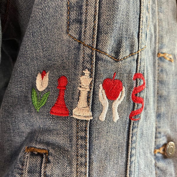 Twilight Inspired Embroidery Design File – Book Cover Aesthetic Machine ...