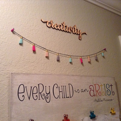 Charlie Custom Script LOWERCASE Word Wood Sign Personalized Wooden Sign ...