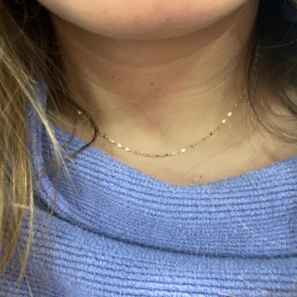 14K Solid Gold Scapular Pendant Necklace | Yellow Gold Scapular ...