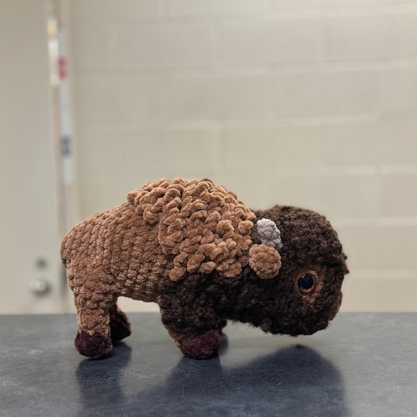 Boris the Bison *crochet PATTERN* - Etsy