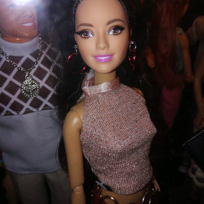 Mattel Barbie My Scene Doll Kennedy in Bebop Hat Animal Print Jacket ...