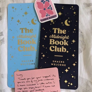 Book Tracker Bookmark Reading List Bookmark Black Polka Dot Cute ...