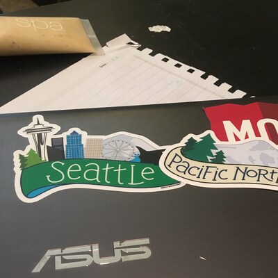 Pacific Northwest Vinyl Sticker / Hand Lettered Design / Modern Sticker ...