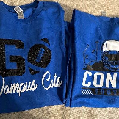 School Spirit Football Shirt, Team Football Shirt, Custom Design Tees ...