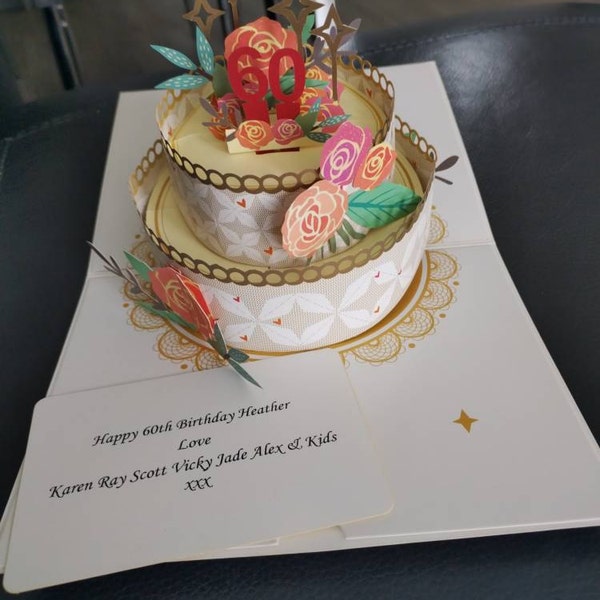 Electric Guitar and Band Pop up 3D Card for Hobby Birthday, Father's ...