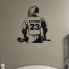 Custom Football Player Wall Decal - Personalize With Name & Numbers ...