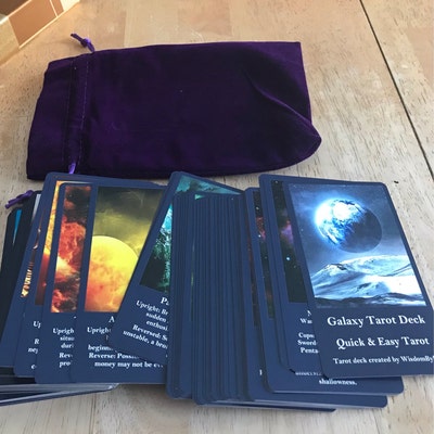 Space Galaxy Tarot Deck. Cosmos Tarot - Etsy