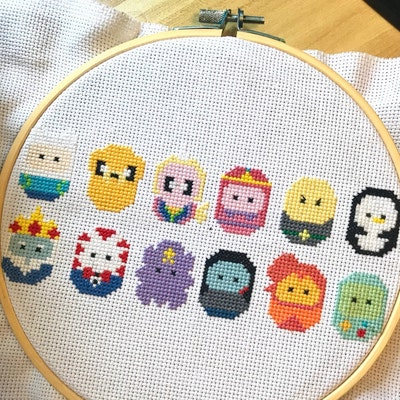 Adventure Time Clock Cross Stitch Pattern PDF Download - Etsy