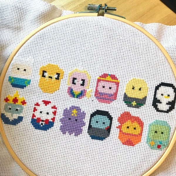 Adventure Time Clock Cross Stitch Pattern (PDF Download) - Etsy