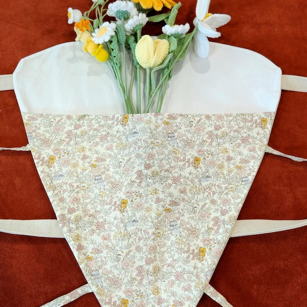 Flower Tote Sewing Pattern – DIY Reusable Bouquet Bag (instant PDF ...
